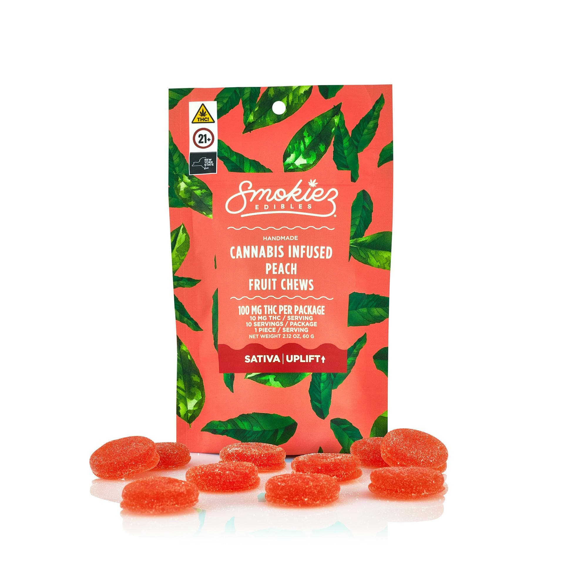 Sweet Peach Gummies • 10 Pack - Smokiez Edibles | Treehouse Cannabis